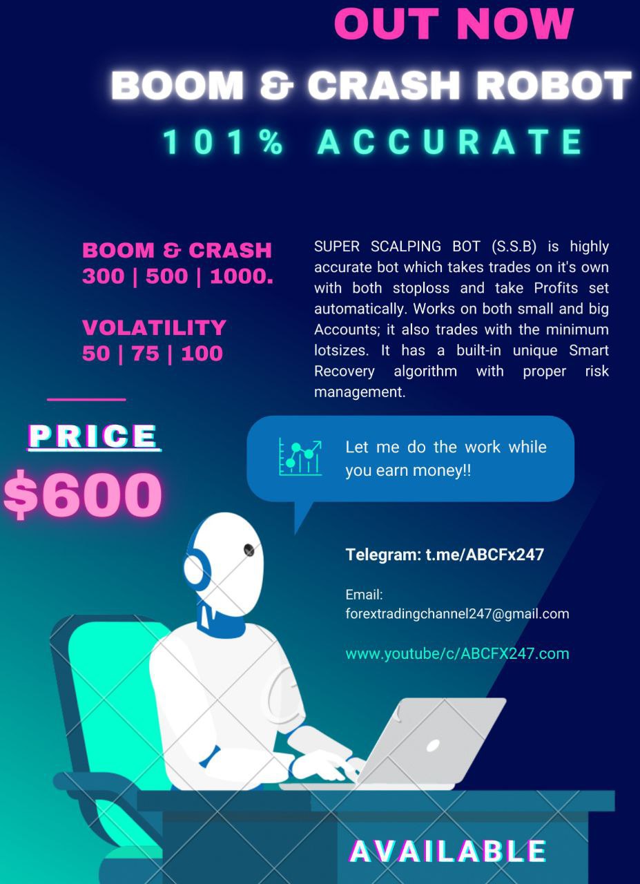 Boom & Crash Robot 101% Accuracy - TECH WIZ